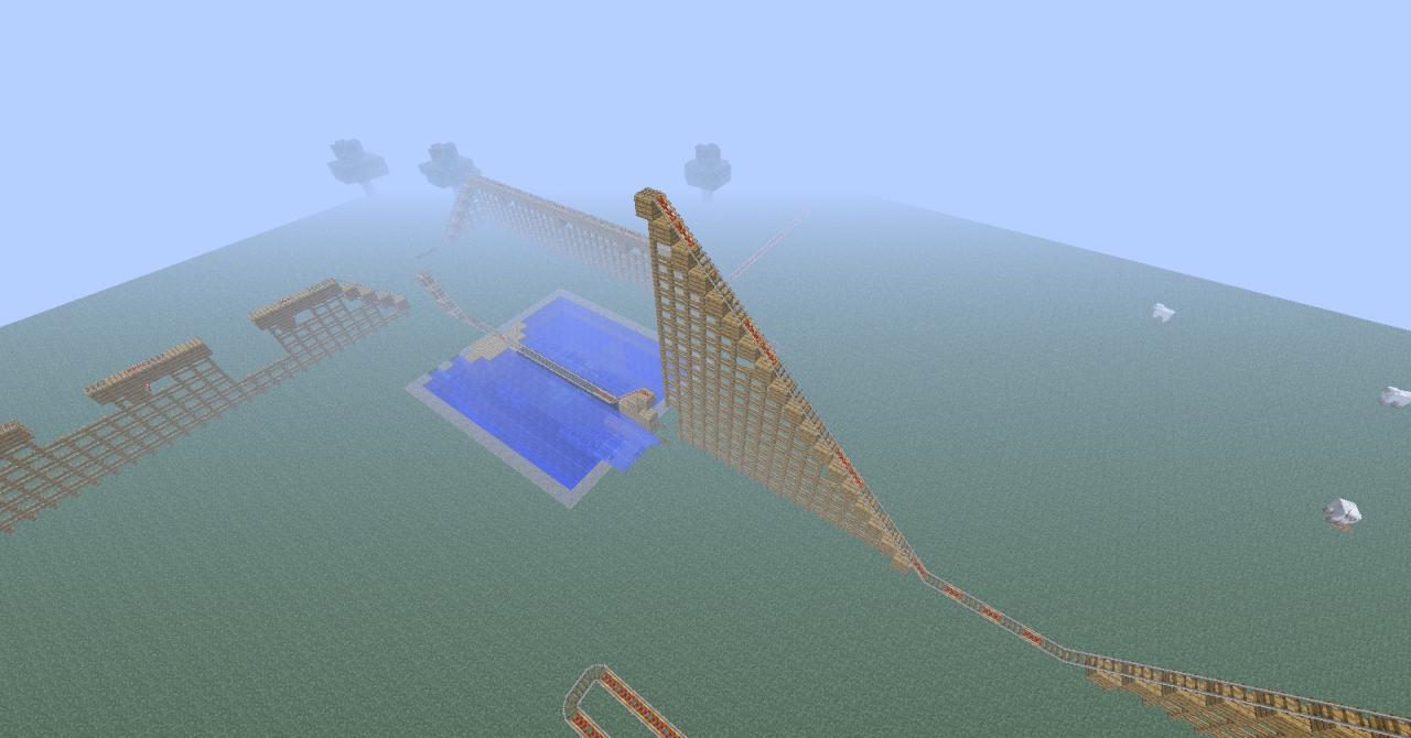 The Most EPIC Rollercoaster Minecraft Map
