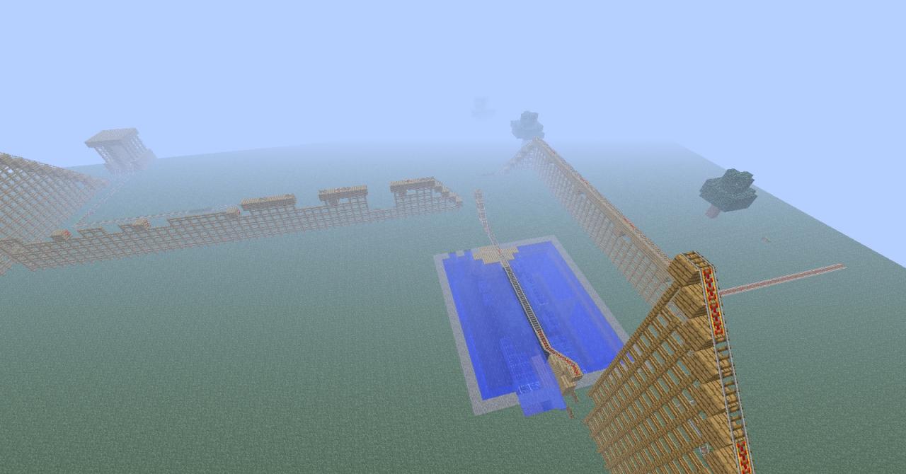 The Most EPIC Rollercoaster Minecraft Map