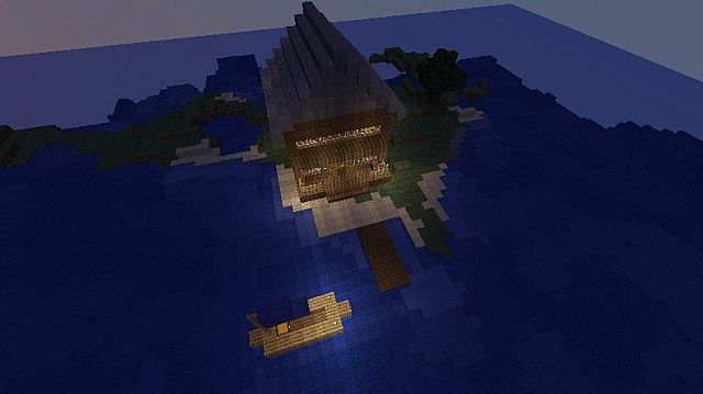 Simple Island House Minecraft Map