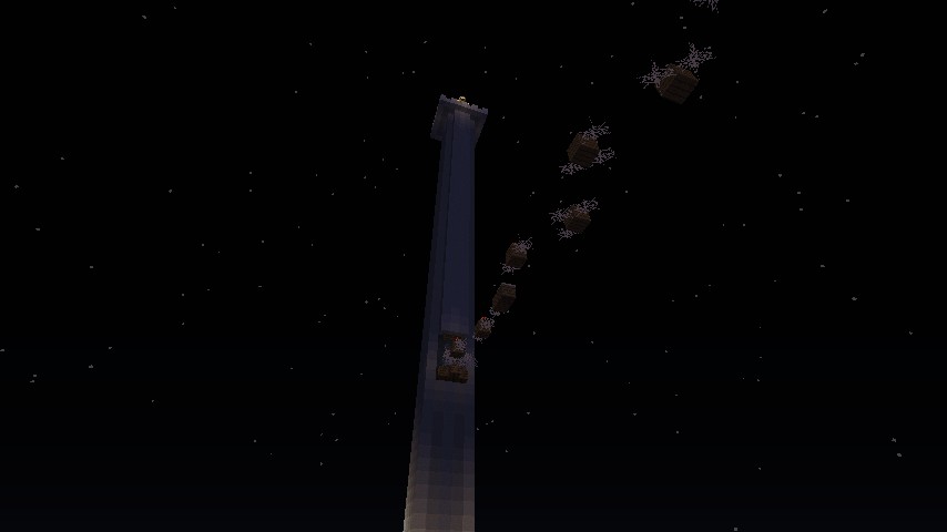 Xtreme Snow Parkour Tower Minecraft Map