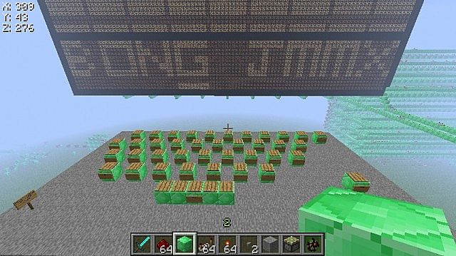 Redstone Type Writer Minecraft Map