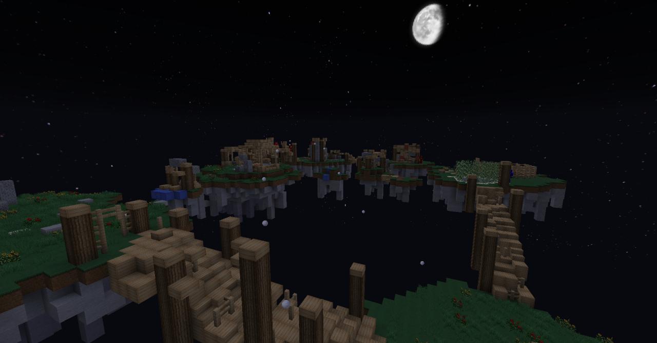 Obsidian PvP: Midst In The Clouds Paintball Map! Minecraft Map