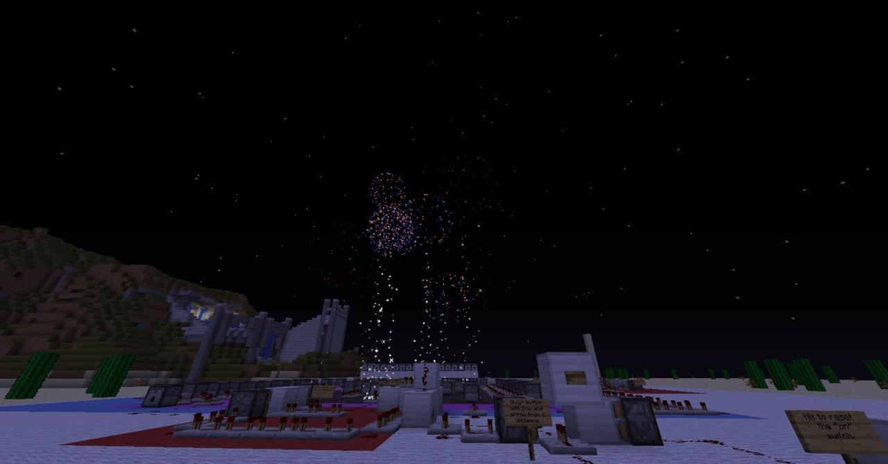 Fireworks Sequence Minecraft Map