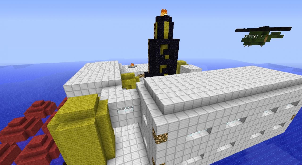 Oil rig Minecraft Map