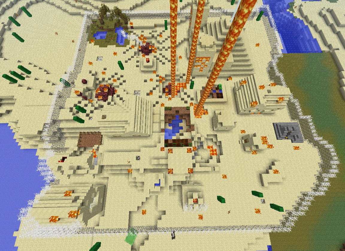 MCInfected map: Comet Minecraft Map