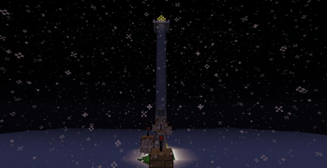 Xtreme Snow Parkour Tower Minecraft Map
