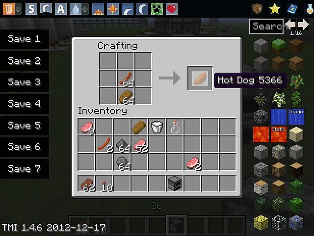 The Ultimate Dinner Mod (modloader) [1.4.6] Minecraft Mod