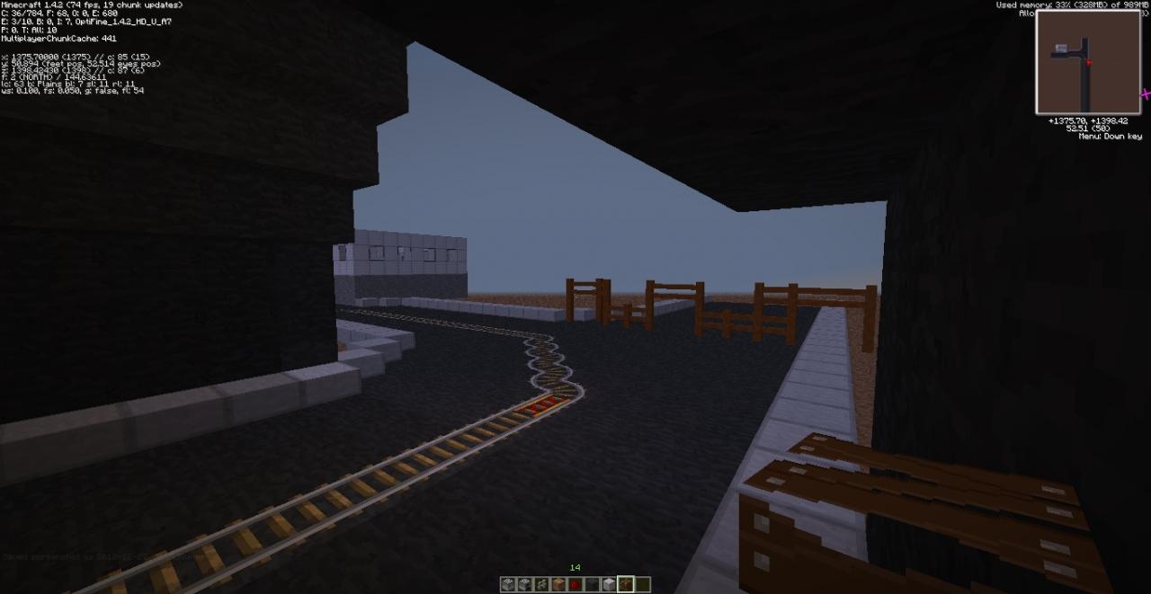 Black ops 2 Tranzit map Minecraft Map