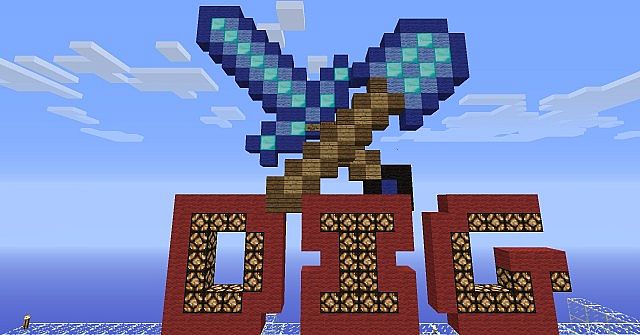 diggy dug Minecraft Map