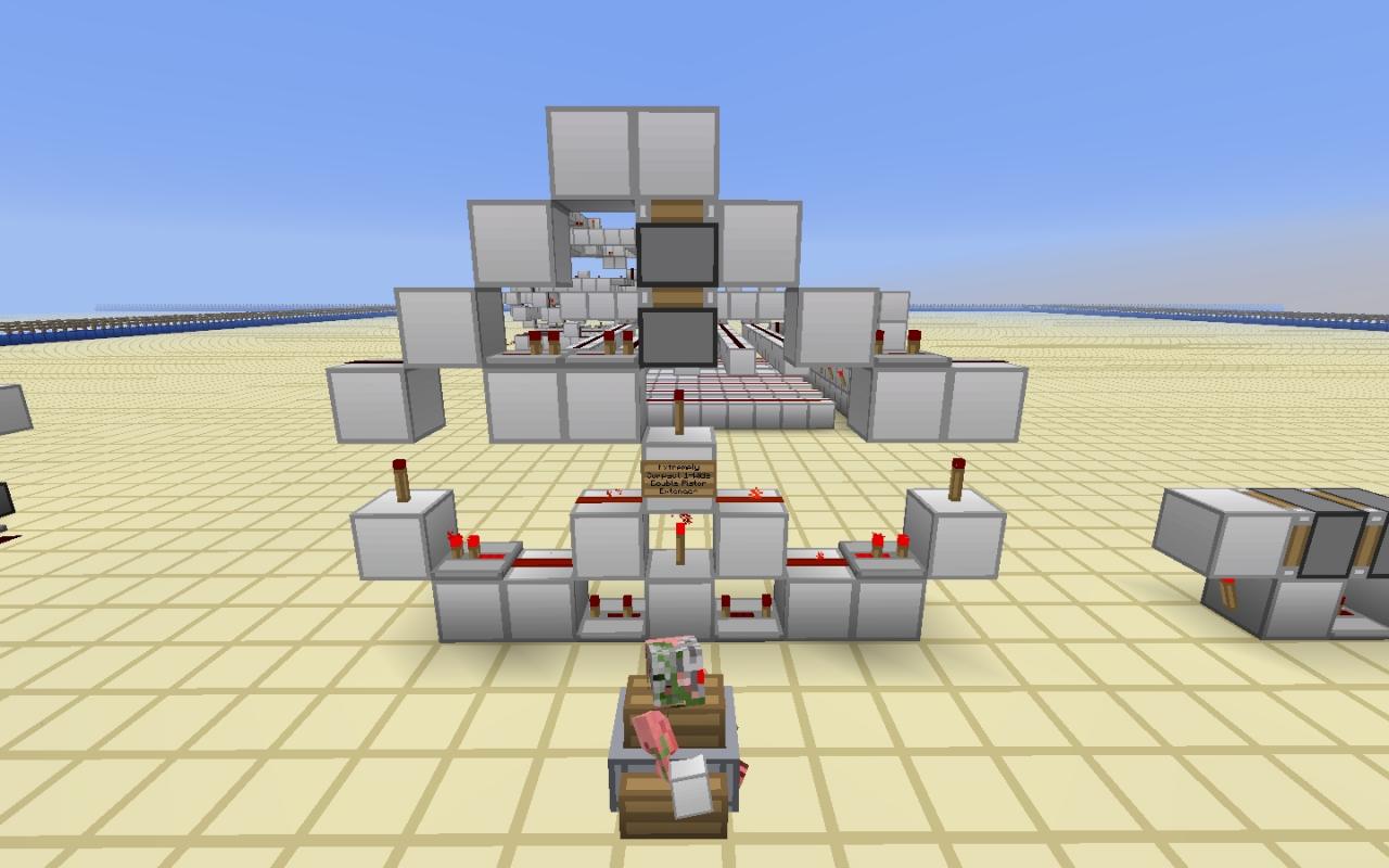 [Cubehamster's Server] Compact Double Piston Extender Minecraft Map