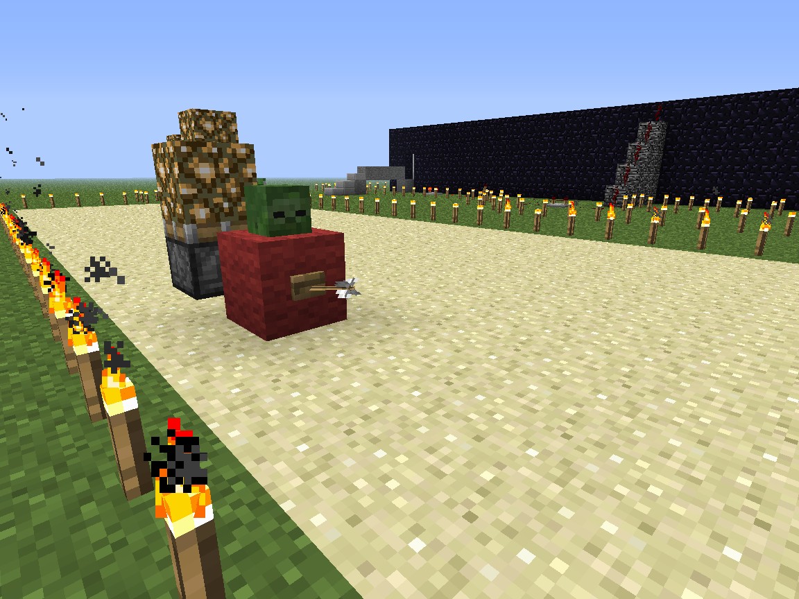 PVP Arena, MOB Arena, Maze, Shoting range Minecraft Map