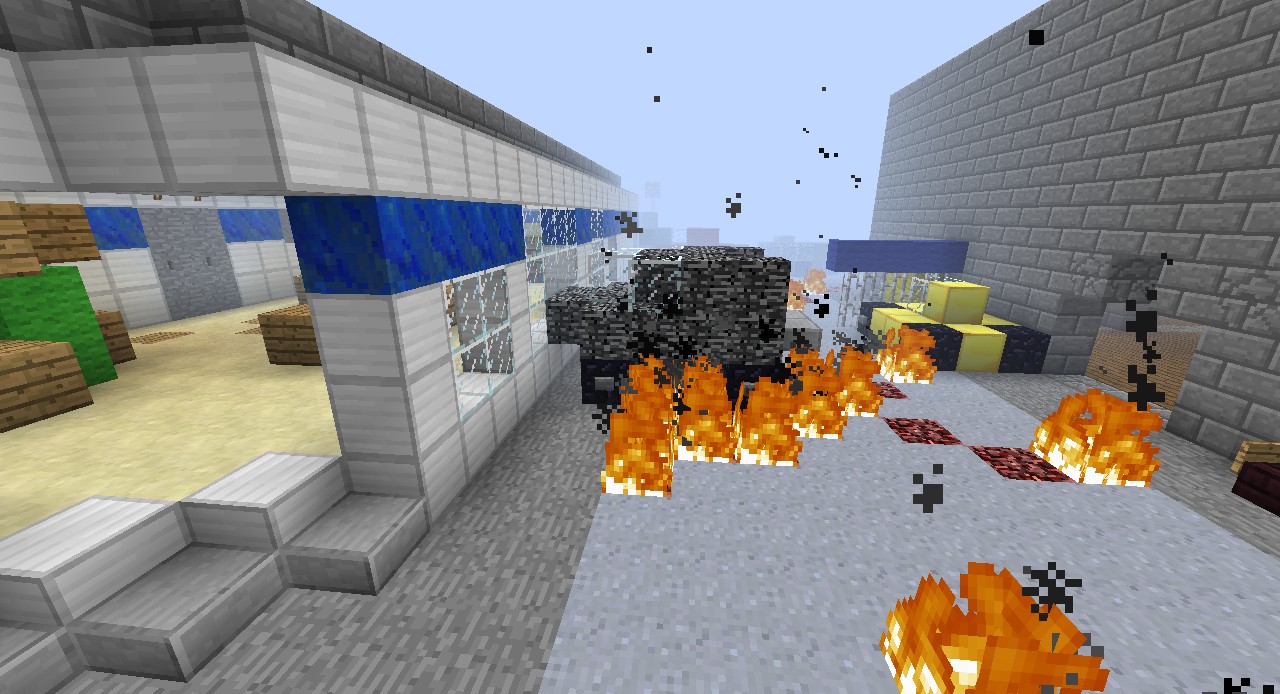 Bo2 Zombies Town Minecraft Map