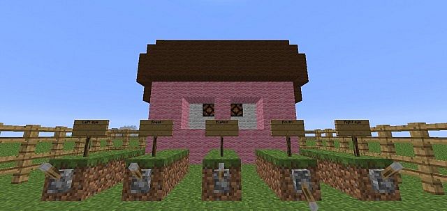 Redstone powerd human Minecraft Map