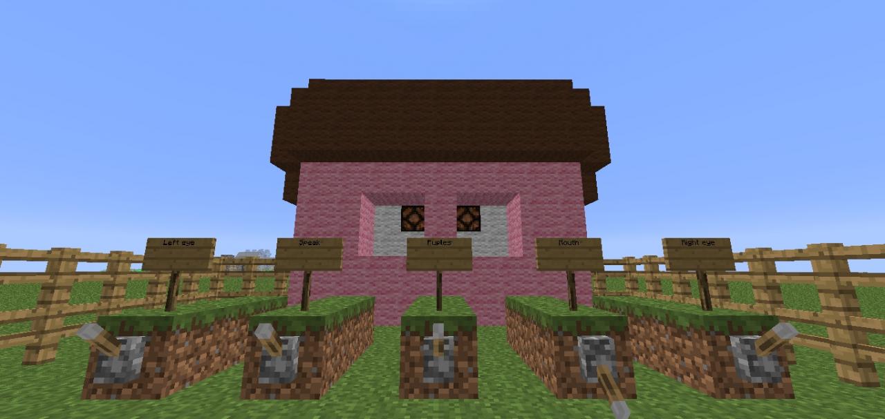 Redstone powerd human Minecraft Map