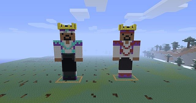 Giant KingGJ Statues Minecraft Map