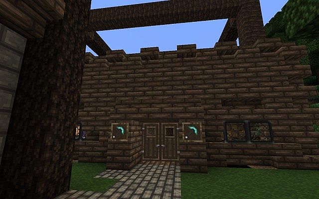 Big RPG World: 4 Small Forest City Minecraft Map