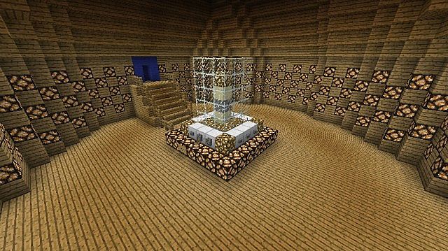 A Small Doctor Who Tardis Console Room. Minecraft Map