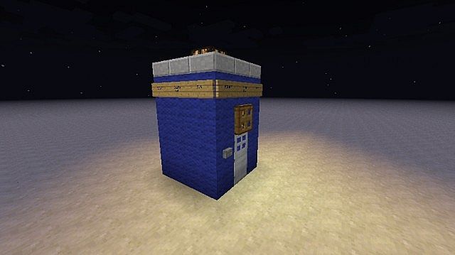 A Small Doctor Who Tardis Console Room. Minecraft Map