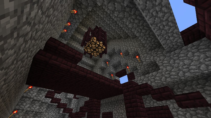 Dark Crimson Castle Minecraft Map
