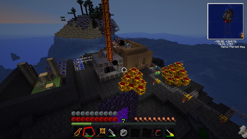 Tekkit world with items Minecraft Map