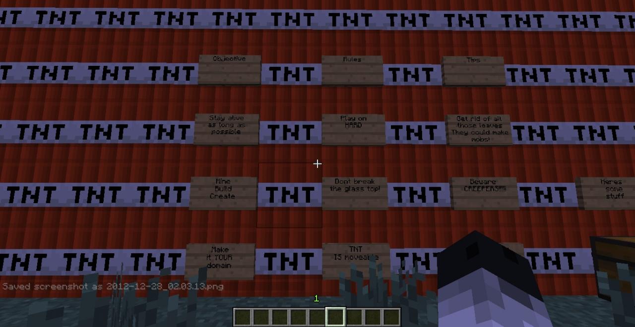 Tnt survival custom map Minecraft Map