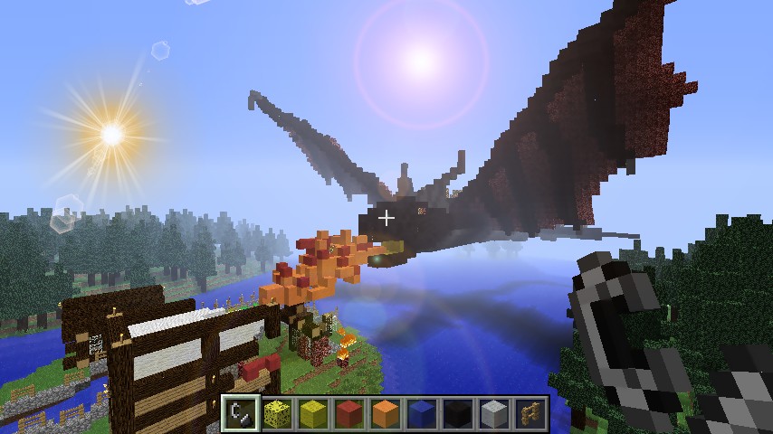 DRAGON ATTACK! Minecraft Map