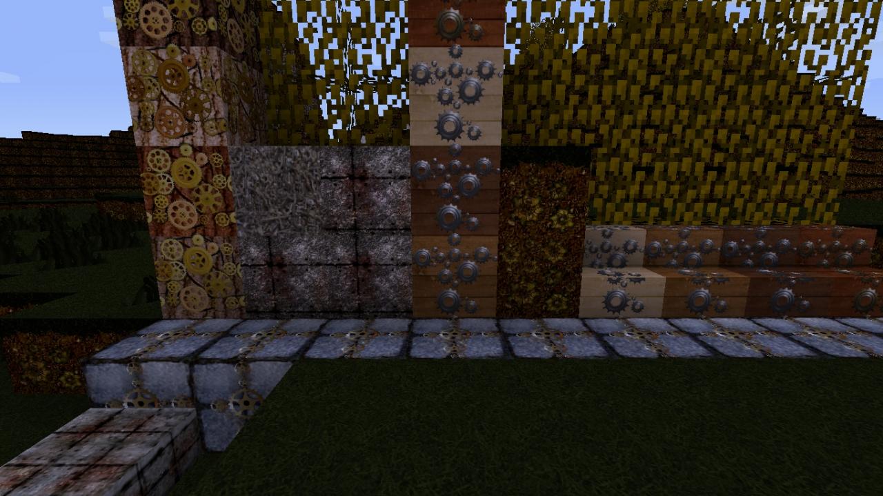A Mechanical Novel Minecraft Texture Pack