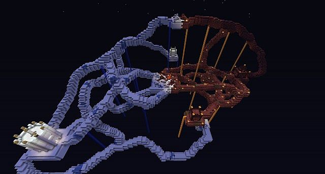 Collided Worlds PvP Map Minecraft Map