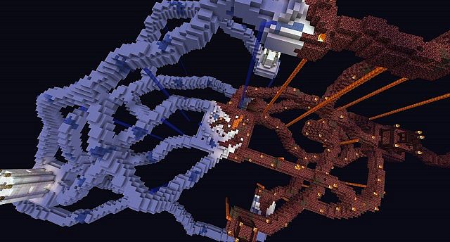 Collided Worlds PvP Map Minecraft Map