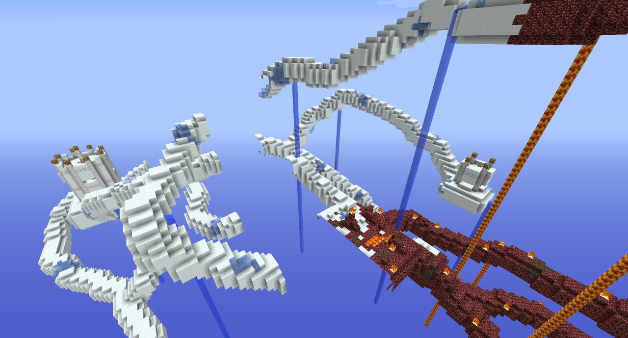 Collided Worlds PvP Map Minecraft Map