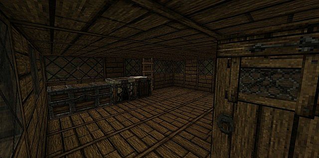 Old Log Cabin Town Minecraft Map