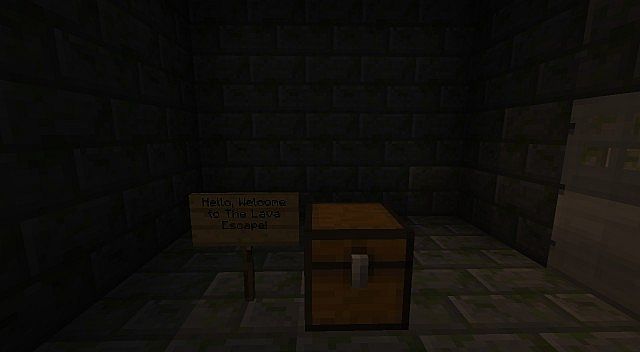 The Lava Escape Minecraft Map