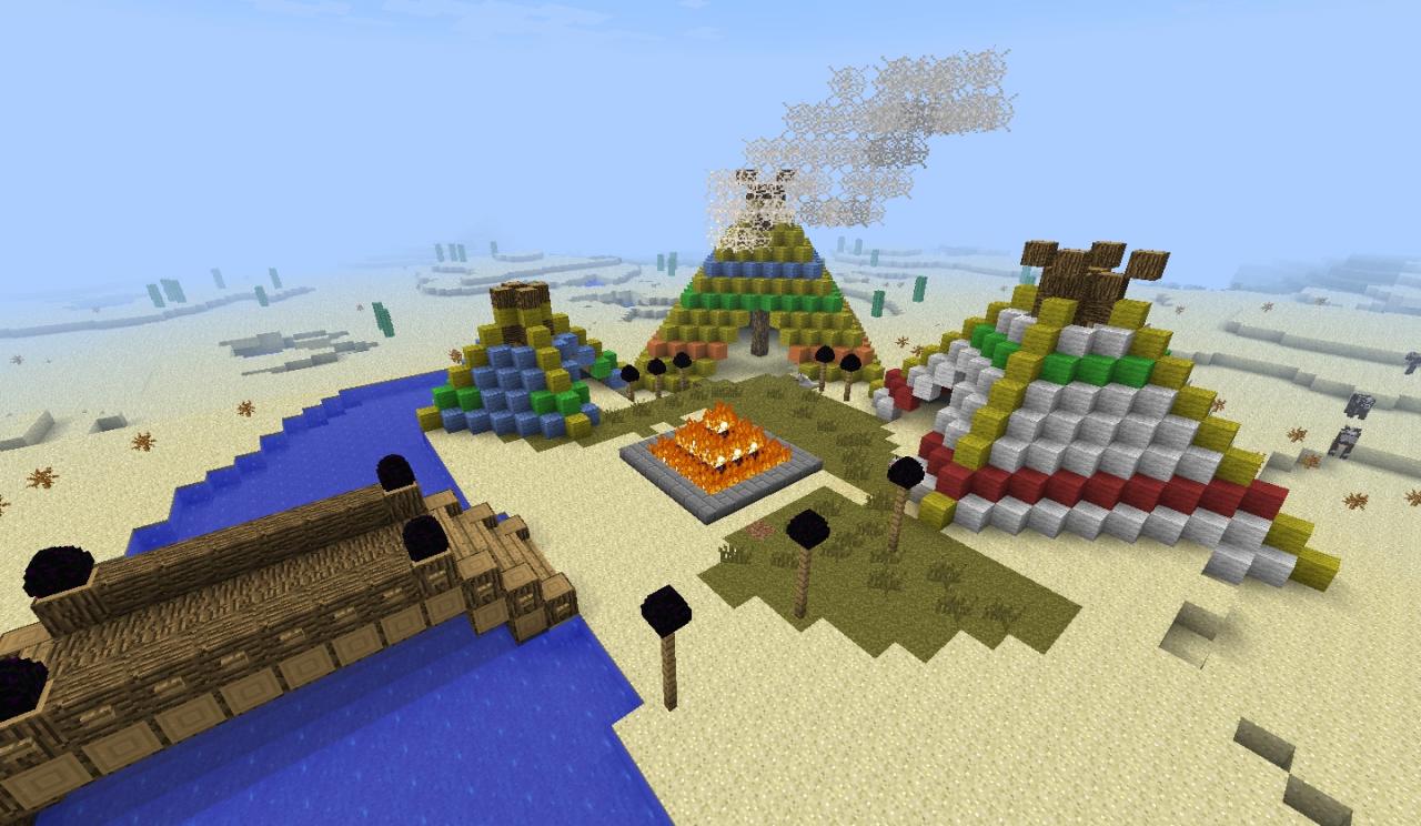 Indian village Minecraft Map
