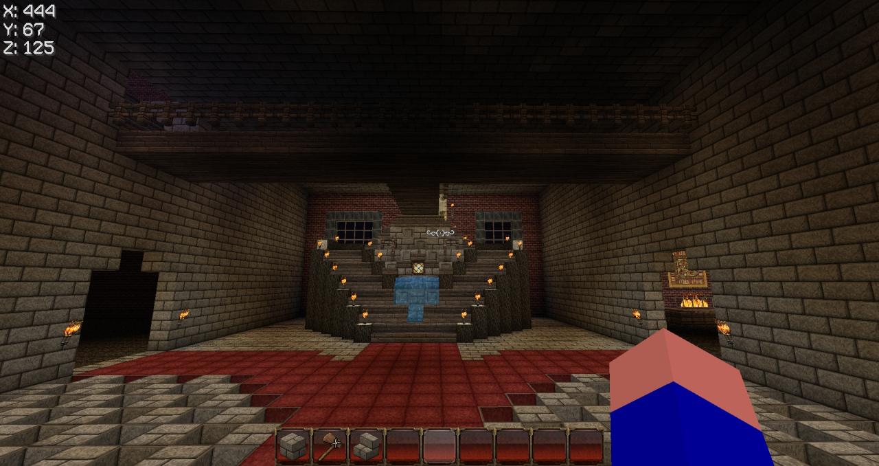 Mansion with minigame Minecraft Map