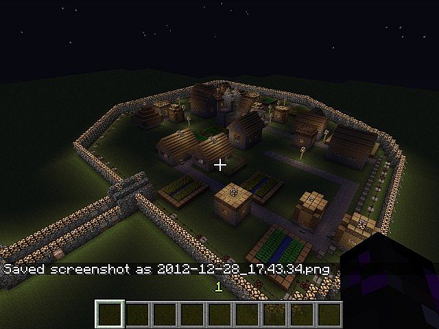 Protect the Village Minecraft Map