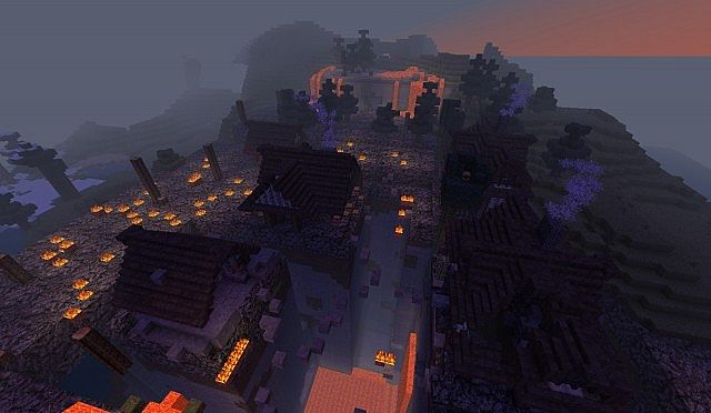 The Haunted Village Magic Temple - adventure Minecraft Project