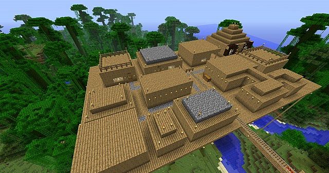 Tropical Resort (contains coliseum, spa, etc) Minecraft Map