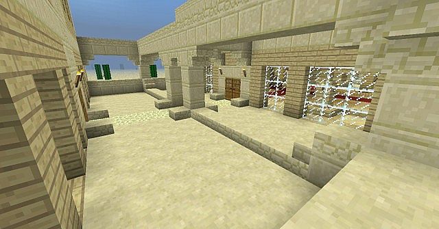 Desert Residence - Sandstone Villa Minecraft Map