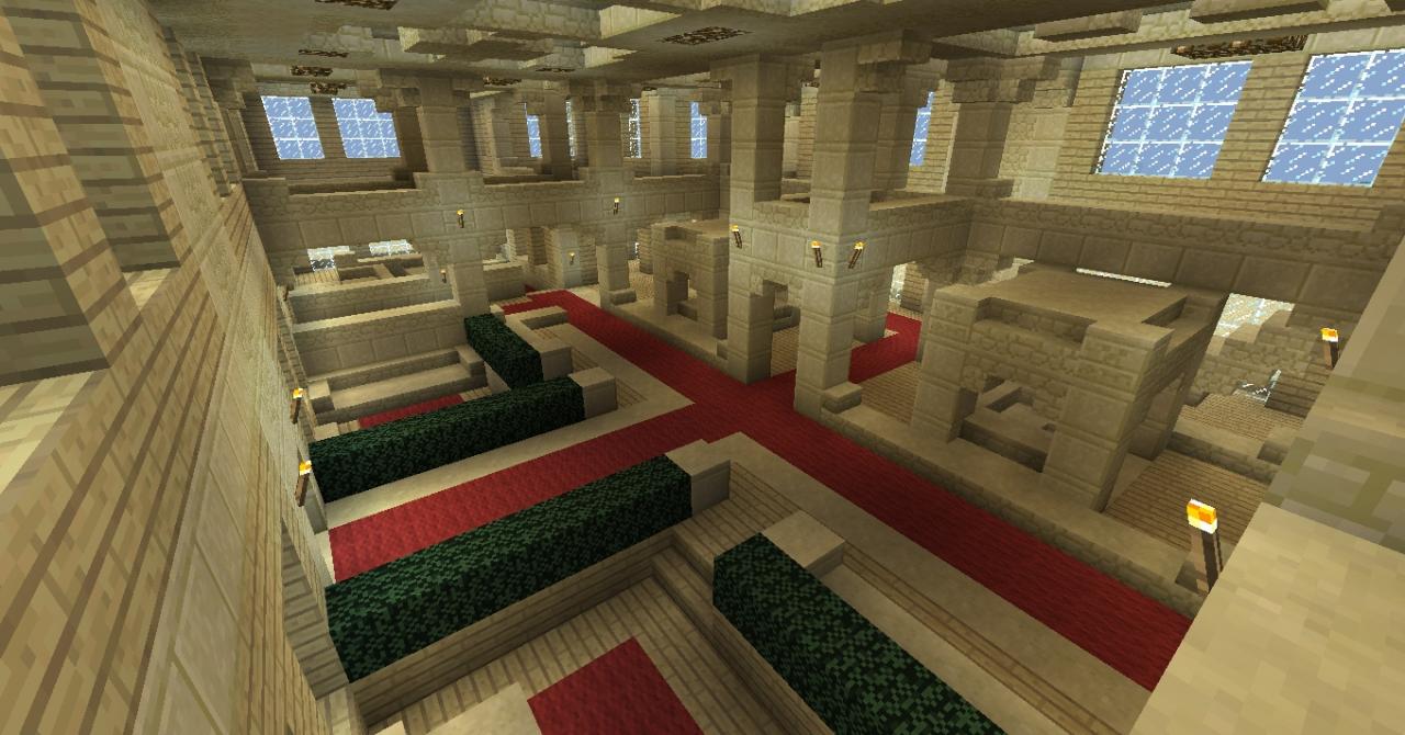 Desert Residence - Sandstone Villa Minecraft Map