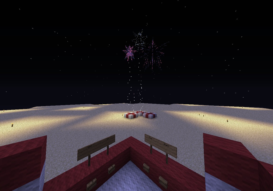 Firework Show!! Updated to 1.4.6 (Never ending Firework Show) Minecraft Map
