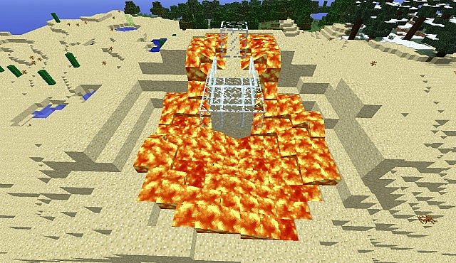 Awesome city with train station and secret spawn point. Minecraft Map