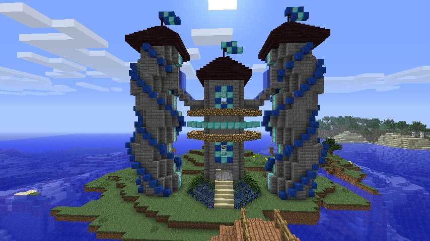 Diamonds vs Emeralds PVP Multiplayer CTF Map Minecraft Map