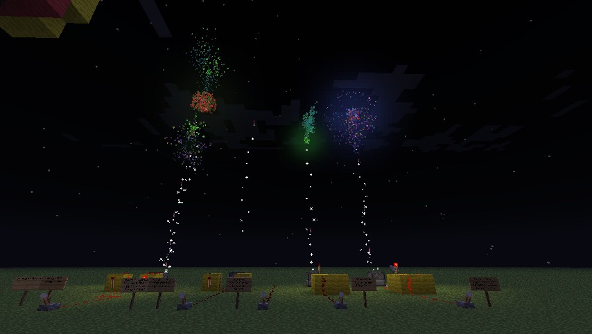 Firework Dispenser Mechanism Demo Minecraft Map