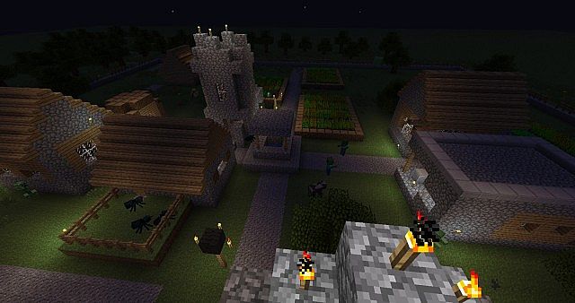 Defend the Village! Minecraft Map