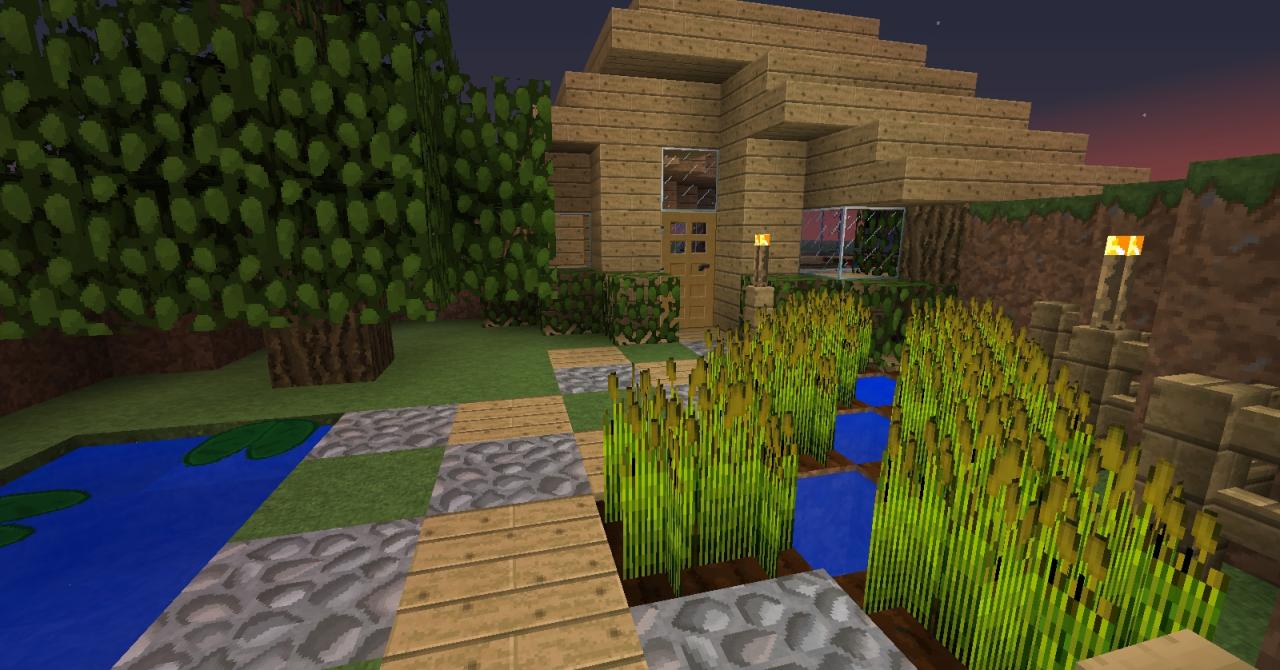 Diagonal house Minecraft Map