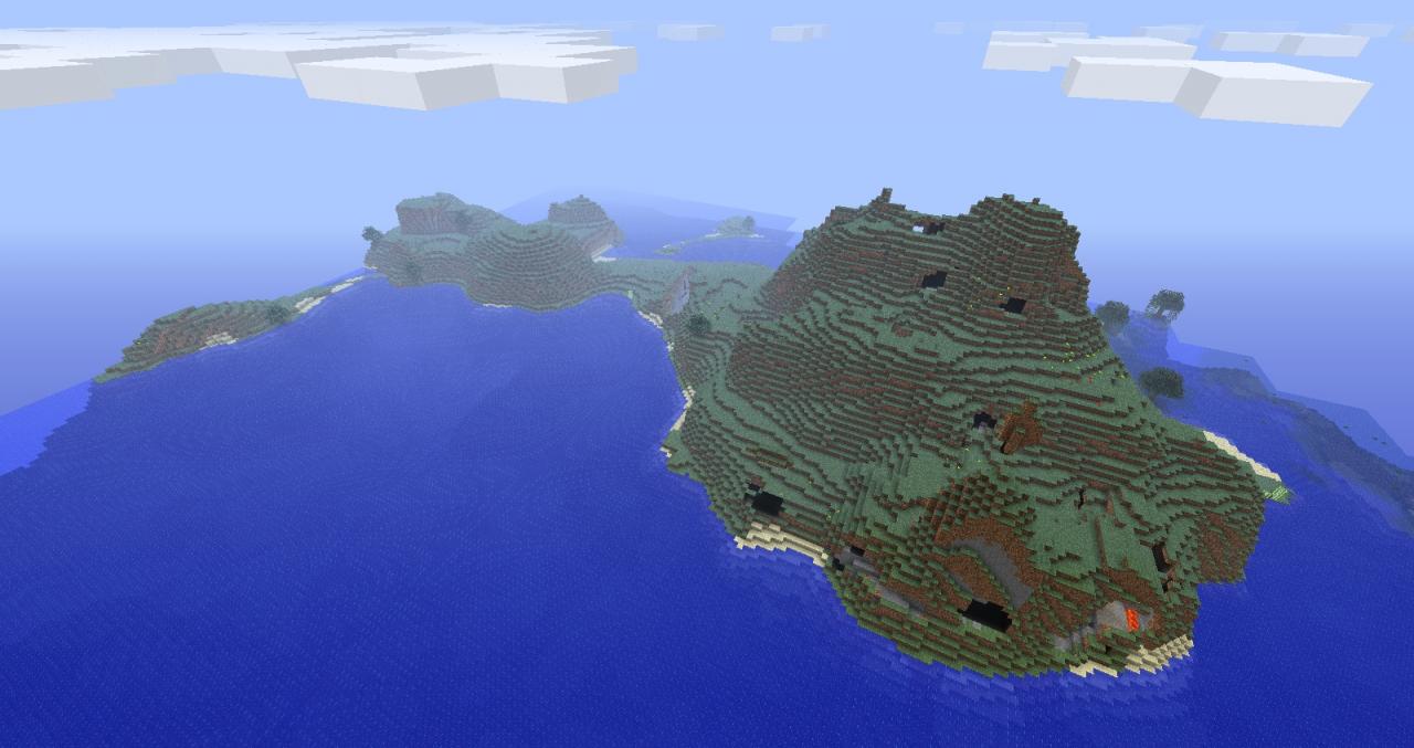 Enormous Survival Island (A Must See)!!!! Minecraft Map