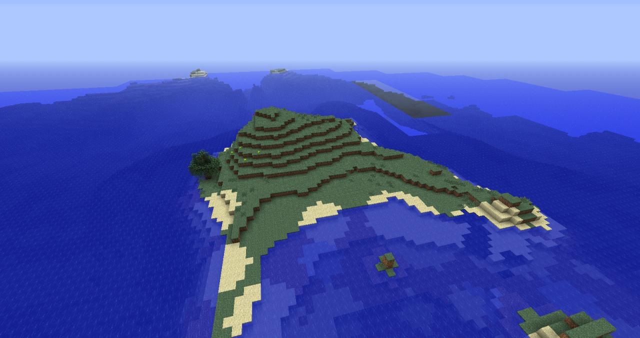 Enormous Survival Island (A Must See)!!!! Minecraft Map