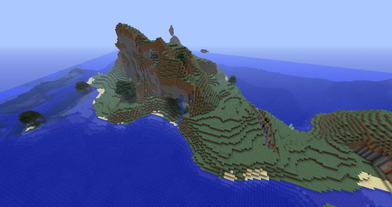 Enormous Survival Island (A Must See)!!!! Minecraft Map
