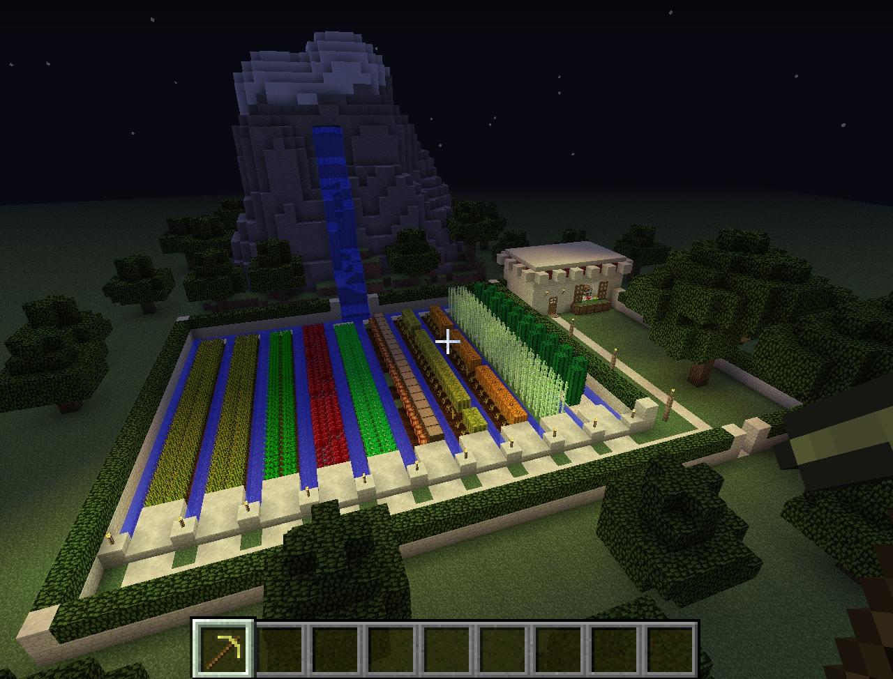 farm plot with storage Minecraft Map