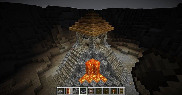 Temple of evil-Caved in Minecraft Map